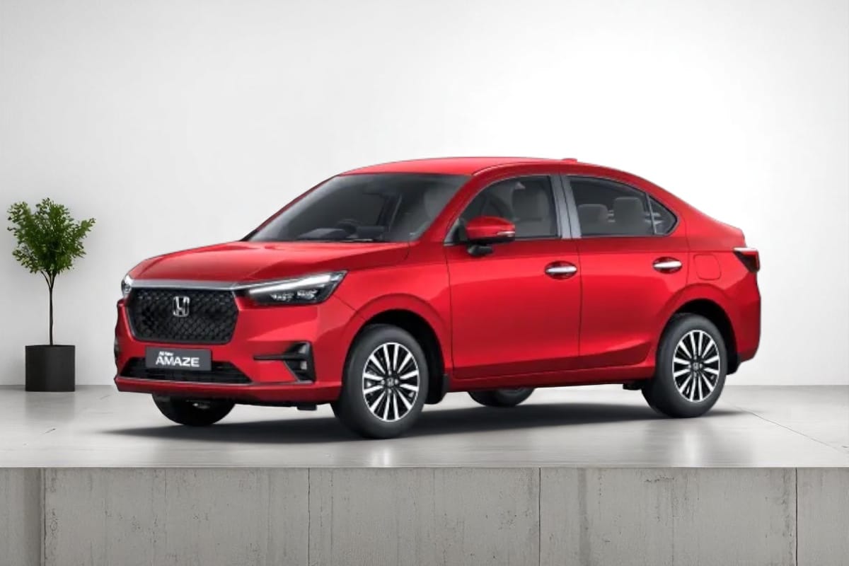 Honda Amaze Radiant Red Metallic – Check Radiant Red Metallic Price ...